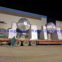 China SZG Double Cone Rotary Vacuum Dryer 100-5000L for Battery Materials Low Temperature Drying for sale