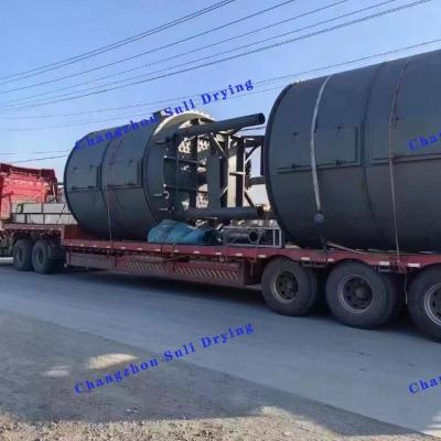 China Calcium Oxalate PLG Disc Dryer 1200mm to 3000mm with PLC HMI Control and Heat Transfer Oil for sale