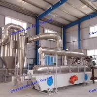 China 316L Stainless Steel ZLG Vibrating Fluidized Bed Dryer for Calcium Magnesium Phosphate Fertilizer 70-140°C for sale