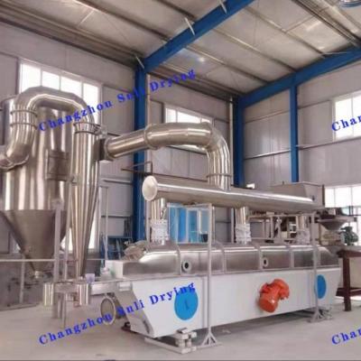 China 316L Stainless Steel ZLG Vibrating Fluidized Bed Dryer for Calcium Magnesium Phosphate Fertilizer 70-140°C for sale