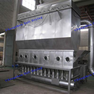 China PLC HMI Control System Gas Horizontal Fluidized Bed Dryer For Customized Production And Drying for sale