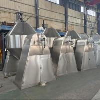 China Sodium Benzoate Double Cone Rotary Vacuum Dryer 500L 750L Industrial Drying Machine for sale