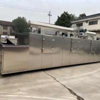 China Industrial Belt Dryer 1.2-4.5m Width PLC Controlled Flue Gas Waste Heat Drying for sale