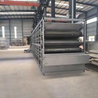China Industrial Belt Dryer 1.2-4.5m Width PLC Controlled Flue Gas Waste Heat Drying for sale