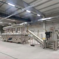 China Thermal Oil Heated Vibrating Fluidized Bed Dryer 1-5 t/h Industrial Drying for sale