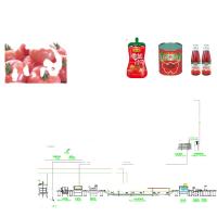 China Complete Tomato Processing Plant Small Scale Ketchup Processing Line Tomato Sauce Machine for Tomato Paste for sale