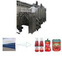 China Complete Tomato Processing Plant Small Scale Ketchup Processing Line Tomato Sauce Machine for Tomato Paste for sale