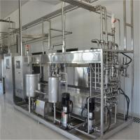 China Turnkey Tube in Tube Fresh Pasteurized Milk Diary Production Line Plant Machine for sale