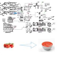 China Cost Effective Tomato Sauce Making Machine Tomato Processing Machine Production Line for sale