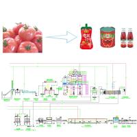 China Tomato Ketchup Processing Machine Per Estrazione Del Succhi Di Frutta Indus Tomato Paste Production Line for sale
