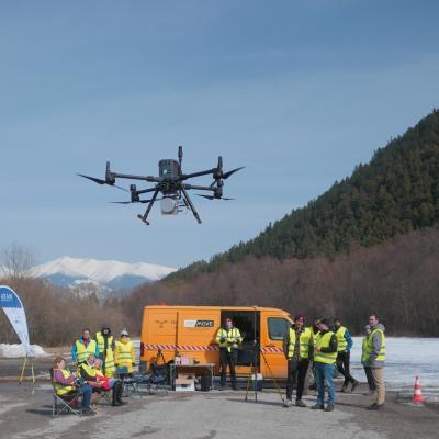 China Geosun gAirHawk GS-130X UAV LiDAR Scanner with 32-Channel HESAI XT32 Sensor, 120m Range and 1.28M Points/Sec Data Rate for sale