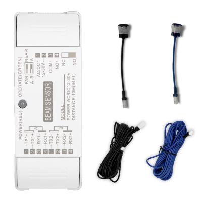 China 5.5m Rx Cable Length Infrared Beam Sensor with 58mA Operating Current and ABS Material for Automatic Door Safety for sale