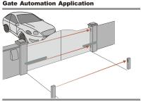 China Outdoor Wireless Infrared Photocell Sunlight Resistant 180 Degree Rotation For Gate Safety for sale