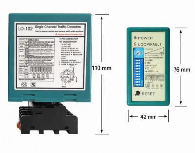China Single Channel Vehicle Loop Sensor for Parking Barrier Gates Trucks Motorcycles and Industrial Forklifts for sale