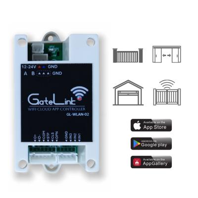 China GateLink GL-WLAN-02 WiFi Bluetooth Cloud APP Smart Gate Controller with 4 Relay RS485 for Home Gates Parking Barriers and Industrial Doors for sale