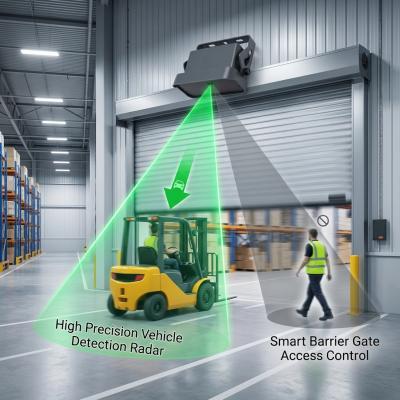 China RVP42-7M Vehicle Detection Radar Sensor for Smart Parking Lot Barrier Gate Access Control for sale