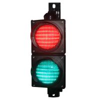 China JUTAI JD112HF-C 100mm Red and Green LED Traffic Light with IP65 Protection for Parking Barrier Gates and Access Control for sale