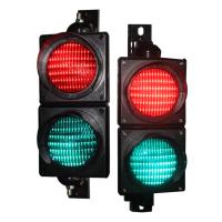 China JUTAI JD112HF-C 100mm Red and Green LED Traffic Light with IP65 Protection for Parking Barrier Gates for sale