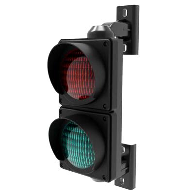 China JUTAI JD112HF-C 100mm Red and Green LED Traffic Signal Light with IP65 Protection for Parking Barrier Gates for sale