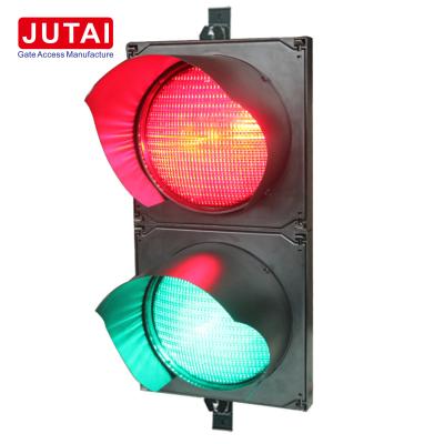China JUTAI JD112HF-C 100mm Red and Green LED Traffic Signal Light with IP65 Protection for Parking Barrier Gates for sale