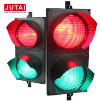 China JUTAI JD112HF-C 100mm Red and Green LED Traffic Signal Light with IP65 Protection for Parking Barrier Gates for sale