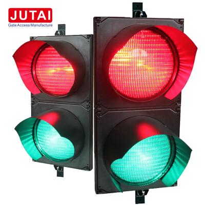 China JUTAI JD112HF-C 100mm Red and Green LED Traffic Signal Light with IP65 Protection for Parking Barrier Gates for sale
