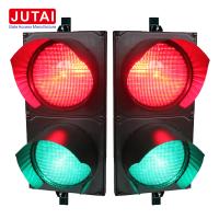 China JUTAI JD112HF-C 100mm Red and Green LED Traffic Signal Light with IP65 Protection for Parking Barrier Gates for sale