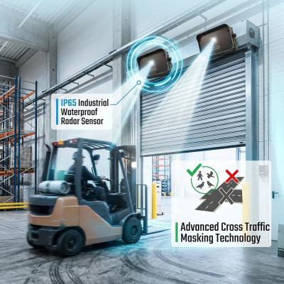 China IP65 Waterproof Microwave Motion Sensor for Industrial High-Speed Doors Forklifts for sale
