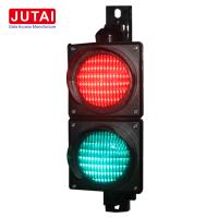 China JD112HF-C 100mm Red Green LED Traffic Signal Light with OSRAM High Power LED, Fresnel Lens and IP65 Rating for Parking Barrier Gate and Vehicle Access Control for sale