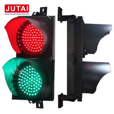 China JD112HF-C 100mm Red Green LED Traffic Signal Light with OSRAM High Power LED, Fresnel Lens and IP65 for Parking Barrier Gate and Vehicle Access Control for sale