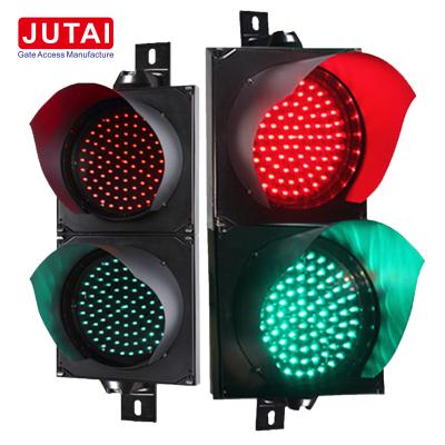 China JD112HF-C 100mm Red Green LED Traffic Signal Light with OSRAM High Power LED, Fresnel Lens and IP65 for Parking Barrier Gate Vehicle Access Control for sale