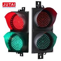 China JD112HF-C 100mm Red Green LED Traffic Signal Light with OSRAM High Power LED, Fresnel Lens and IP65 for Parking Barrier Gate and Vehicle Access Control for sale