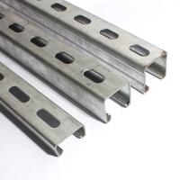 China Fire Resistant C Shaped Steel Metal Strut Channel Galvanized / Coated / Polished 1-3mm for sale