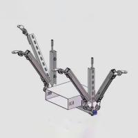 China Sturdy Seismic Support For Cable Tray Bolted Installation Seismic Pipe Bracing for sale