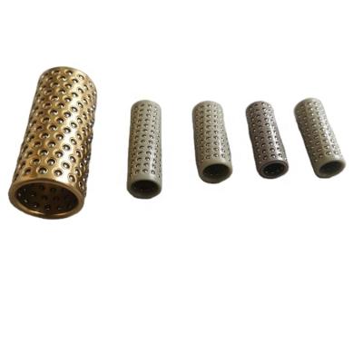 China Factory Knitting Rachel Warp Knitting Machines Brass Ball Cage Supporting Guiding Bushing for sale