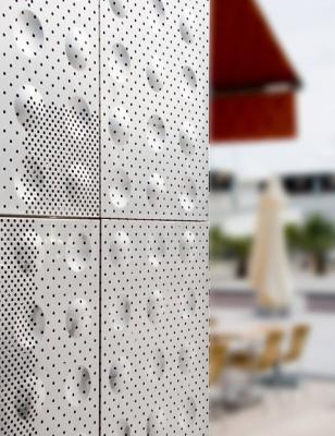 China Embossed Perforated Metal Screen,Embossed Holes Punched Plates for sale