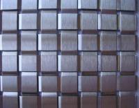 China 'Tile' Type Decorative Wire Mesh, Art Metal Fabric, Flat Wire Woven Mesh, Architectural Wire Mesh for sale
