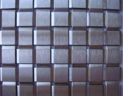 China 'Tile' Type Decorative Wire Mesh, Art Metal Fabric, Flat Wire Woven Mesh, Architectural Wire Mesh for sale