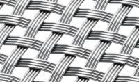 China Stainless 4-Wires Woven Architectural Mesh,Unique Decorative Metal Mesh for Curtain Wall for sale