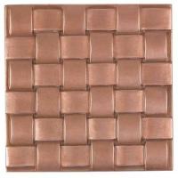 China Copper Alloy Flat Wire Woven Mesh,Decorative Square Woven for Architecture for sale