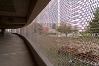 China Round Wire Helix Woven Mesh for Curtain Wall,Conveyor Belt Spiral Architectural Mesh for sale