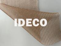 China Knitted Wire Architectural Mesh, Decorative Knit Mesh, Copper Knitmesh, Curved Separation Screen Panel for sale