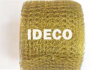 China Brass Knitted Wire Mesh, Brass Wire Knitted Mesh Cloth, Knit Wire Netting, Brass Wire Demister Pad, Mist Eliminator for sale
