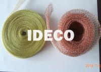 China Brass Knitted Wire Mesh, Brass Wire Knitted Mesh Cloth, Knit Wire Netting, Brass Wire Demister Pad, Mist Eliminator for sale
