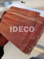 China Metal Mesh Laminate for Fusion Glass, Metallic Fabrics, Fine Woven Wire Mesh Fabric Laminate, Metal Mesh Interlayer for sale