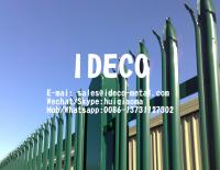China Spiked Decorative Metal Palisade Security Fences, Galvanized Steel Palisade Fencing, Picket/Paling Fence Barriers for sale