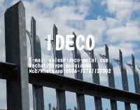 China Anti-Climb Steel Palisade Fences, Anti-Intruder Palisade Fencing System, Boundary Wall Spike Fence for sale