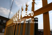 China Razor Spike Palisade Fences, Metal Palisade Fencing, High Security Anti-Climb Steel Picket Fence for sale