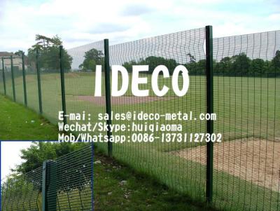 China Securifor 3D Welded Mesh Panel Fencing, V-Curved 358 High Security Fences, Crimped Hi-SAC Fences for sale