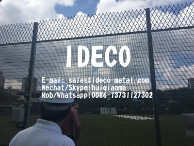 China Anti-Climb Mesh Fence, 358 Welded Mesh Fencing Panel, High Security Perimeter Fences for Prison for sale